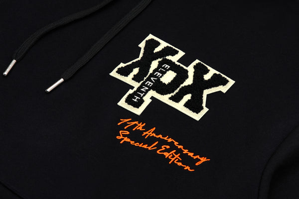 XPX 11TH ANNIVERSARY BLACK CREW NECK SWEATER – XPXVIII