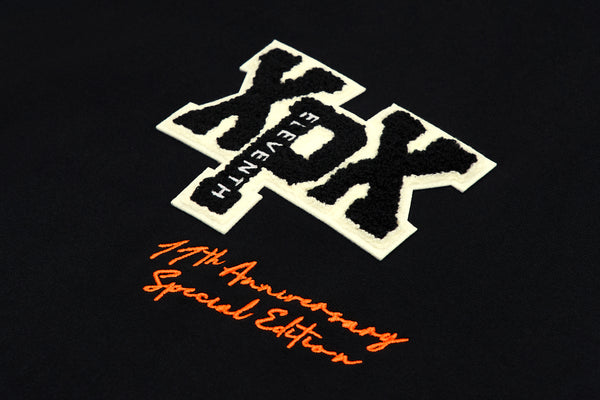 XPX 11TH ANNIVERSARY BLACK CREW NECK TEE – XPXVIII